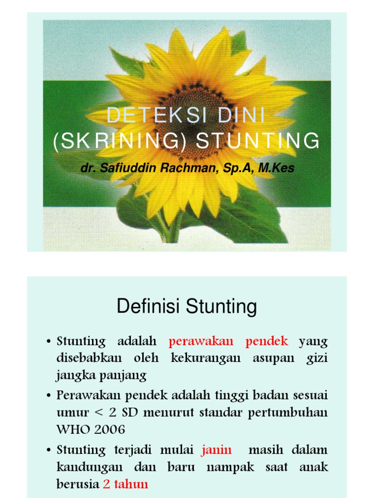 Skrining Stunting | PDF