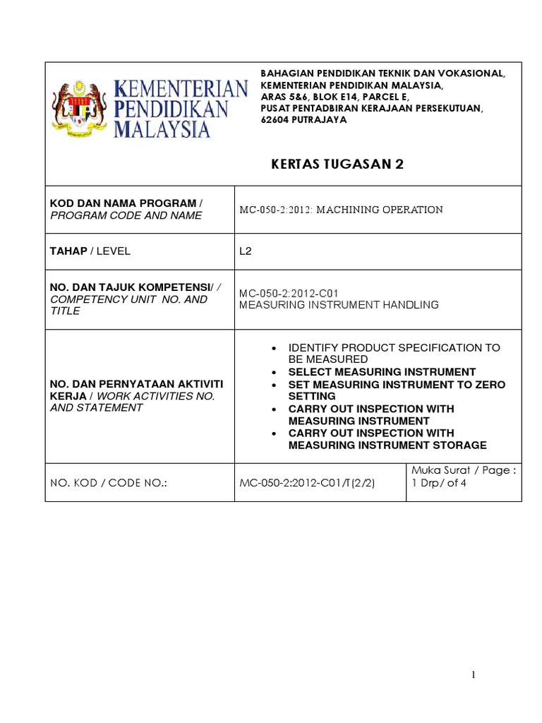 Kertas Tugasan 2 | PDF