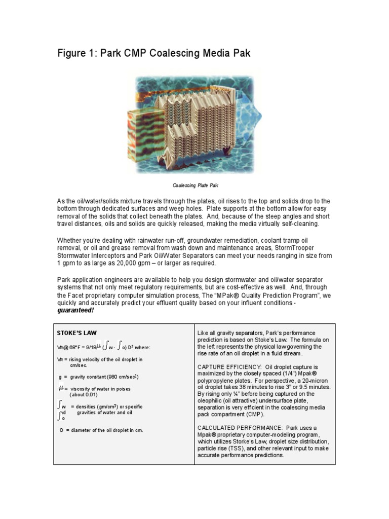 Coalescing Media Pack | PDF | Drop (Liquid) | Soft Matter