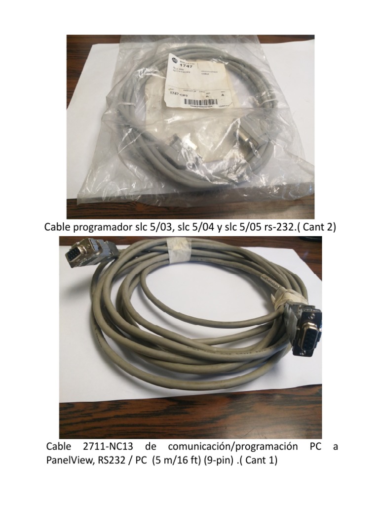 Cables PLC y programación RS-232 | PDF