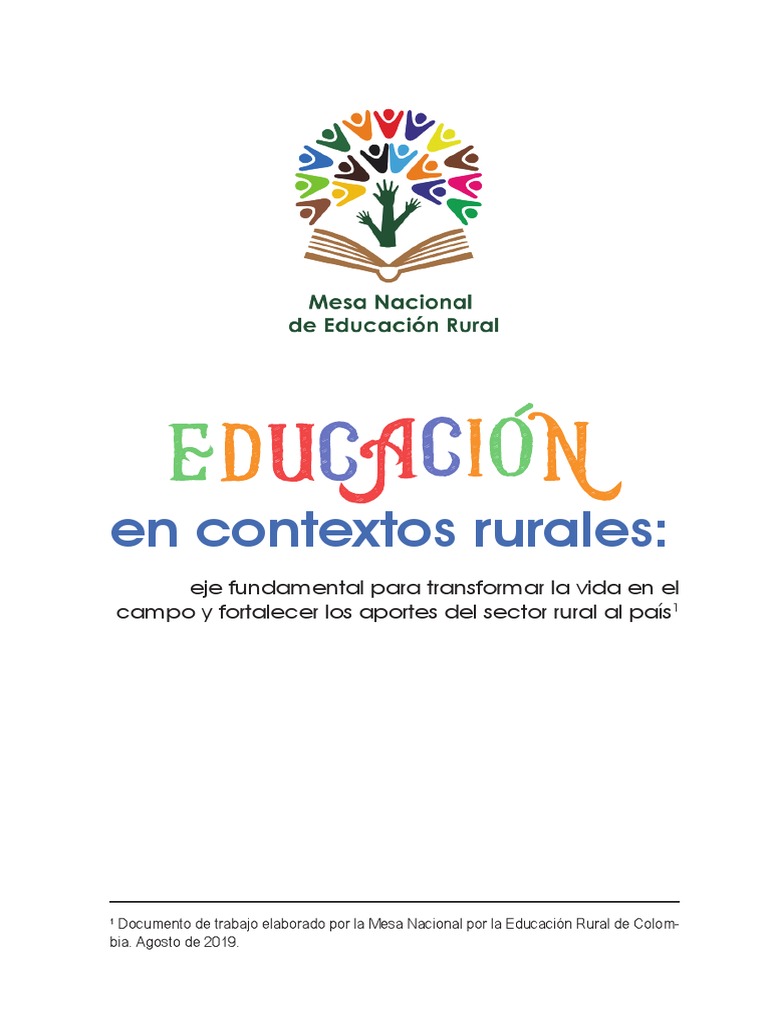 Libro Educación Rural en Colombia | PDF | Educación de la primera ...