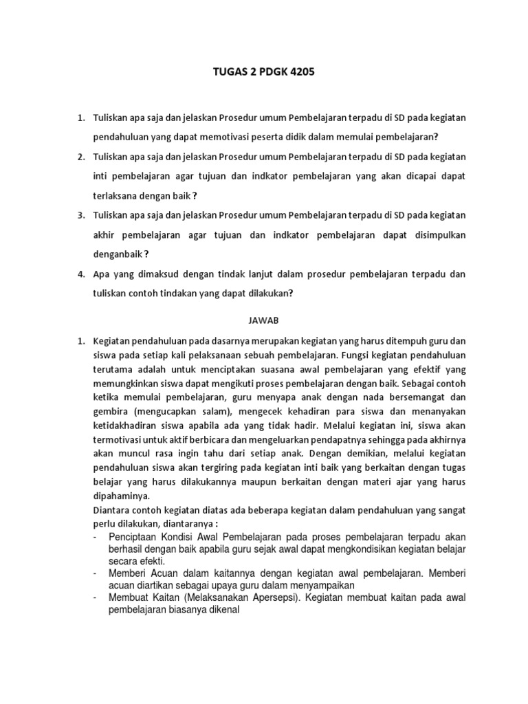 Tugas 2 PDGK 4205 | PDF