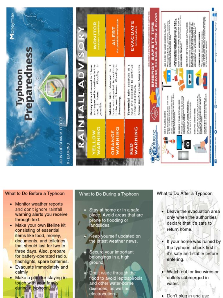 Typhoon Preparedness Brochure | PDF