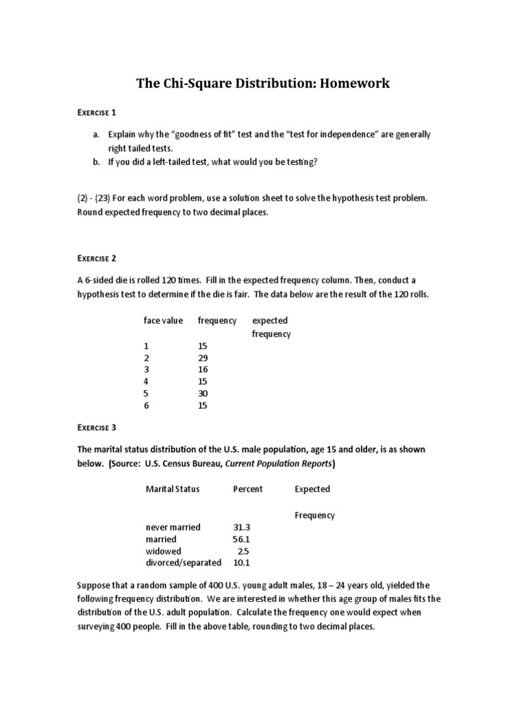 The Chi-Square Distribution | PDF | Statistical Hypothesis Testing ...