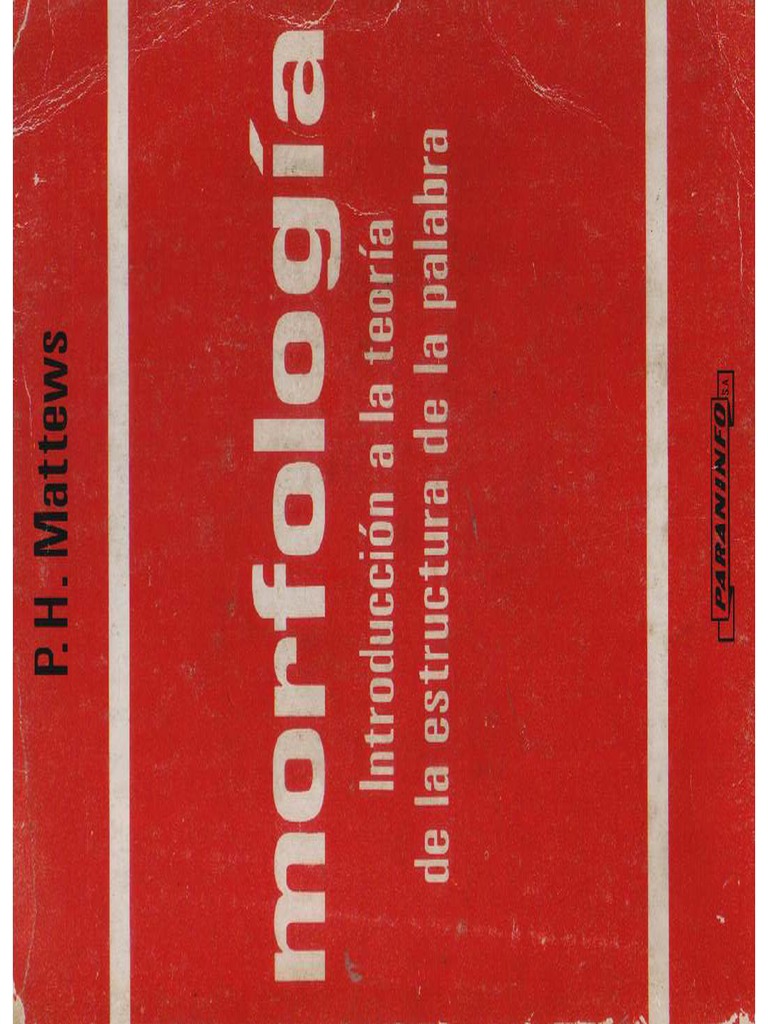 Matthews Morfologia | PDF