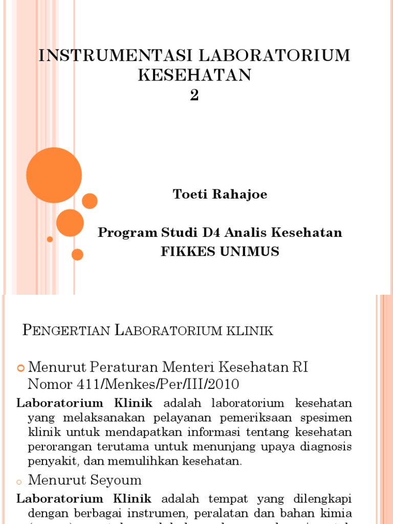 Pengertian Dasar Instrumen LabKes Pertemuan 1 | PDF Pengertian Dasar Instrumen LabKes Pertemuan 1 | PDF