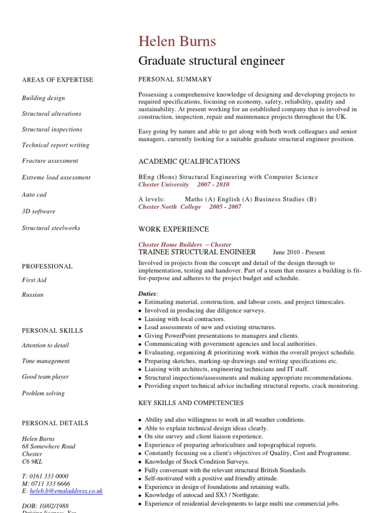 Graduate Structural Engineer | PDF