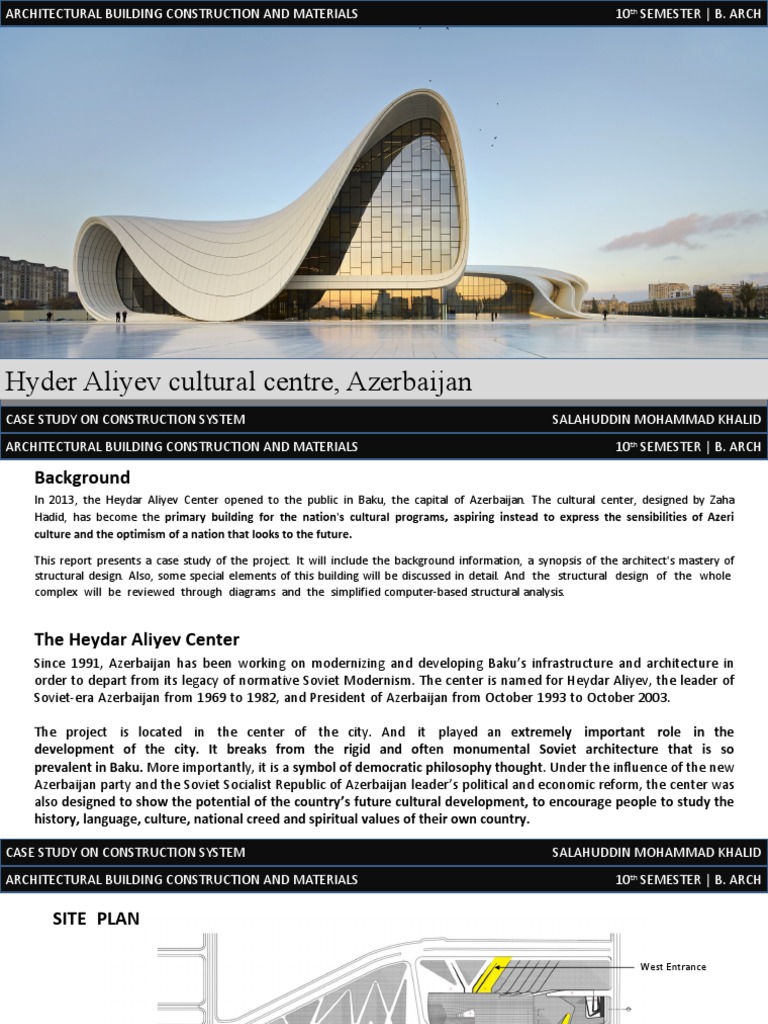 Heydar Aliyev Center Plan