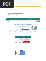 Unisa Turnitin Quick Start Guide | PDF | Turnitin | Login