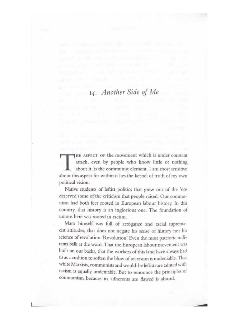 LEE MARACLE Another Side of Me | PDF
