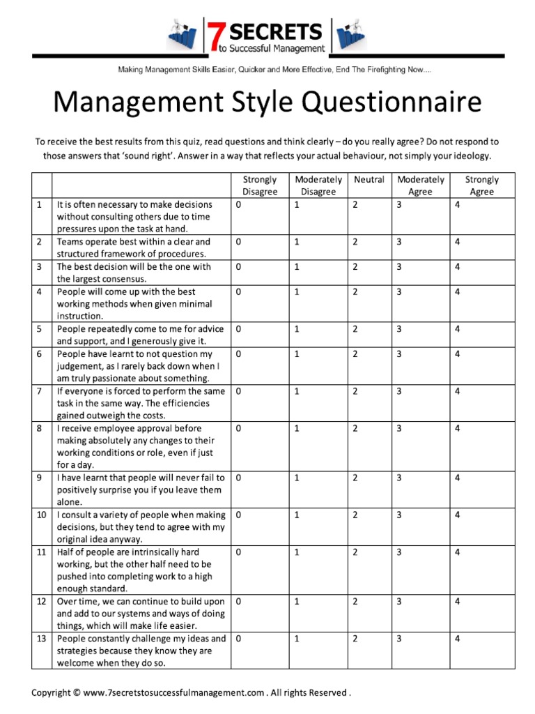 Leadership Style | PDF