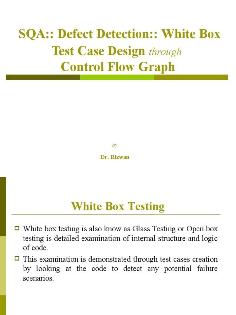 White Box Testing Techniques | PDF | Software Engineering | Computing