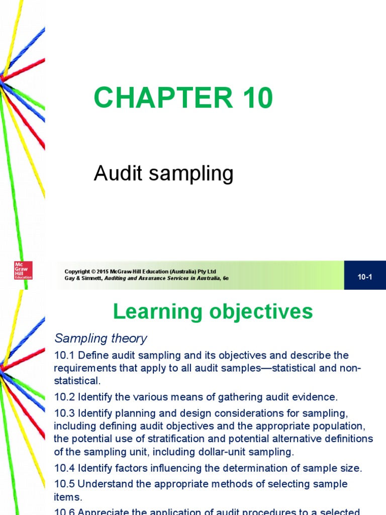 Audit Sampling: Gay & Simnett, Auditing and Assurance Services in ...