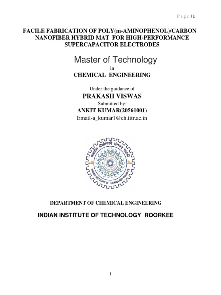 Mini Project Mtech 1st Year | PDF | Physical Quantities | Materials Science