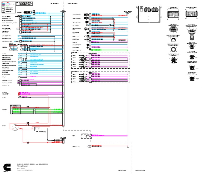 CM850 Wiring Diagrams for QSB Models | PDF