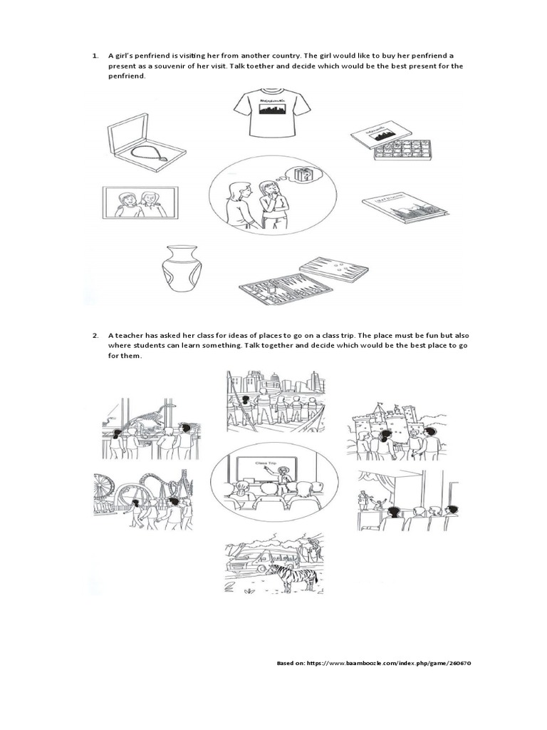 PET Exam Speaking Part 3 | PDF