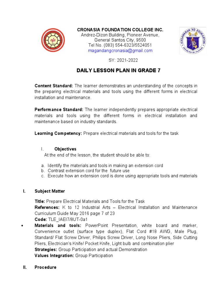 Final Demo. Lesson Plan | PDF | Lesson Plan | Teachers