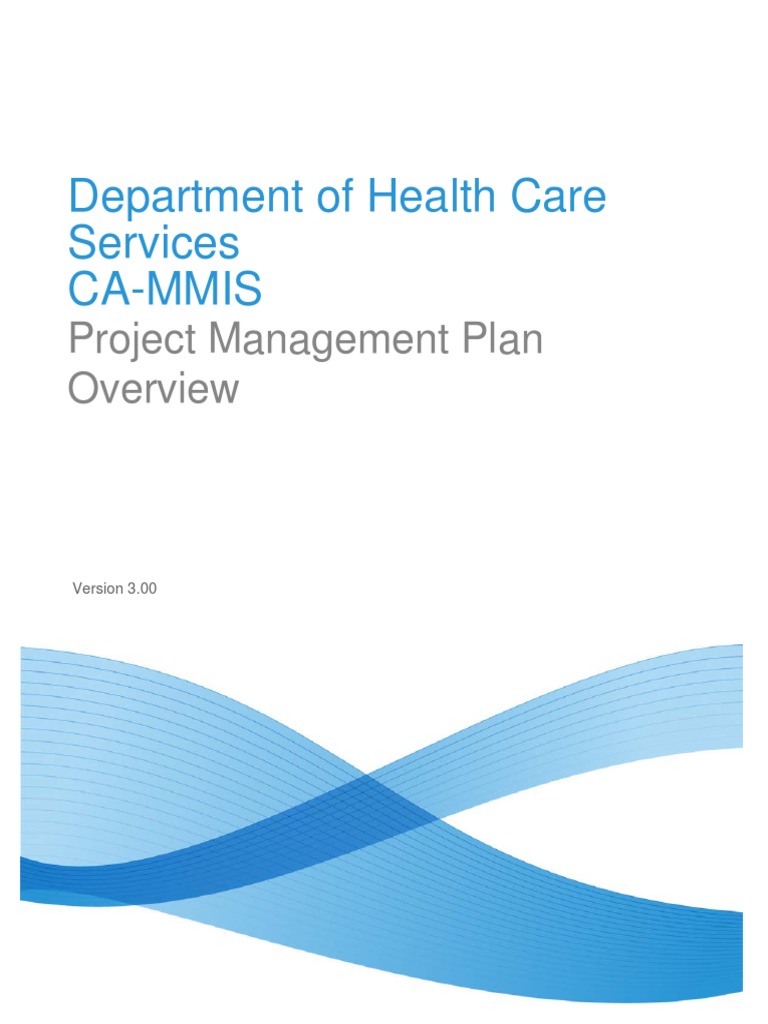DHCS CA MMIS ProjectManagementPlanOverview | PDF | Project Management ...