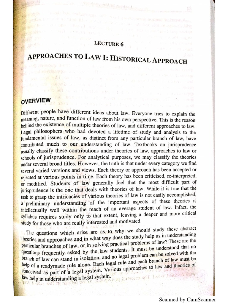 Historical Approach | PDF