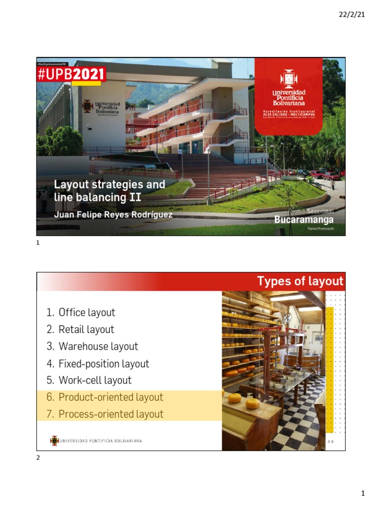 06 Balanceo de Líneas y Layout II | PDF | Production And Manufacturing ...