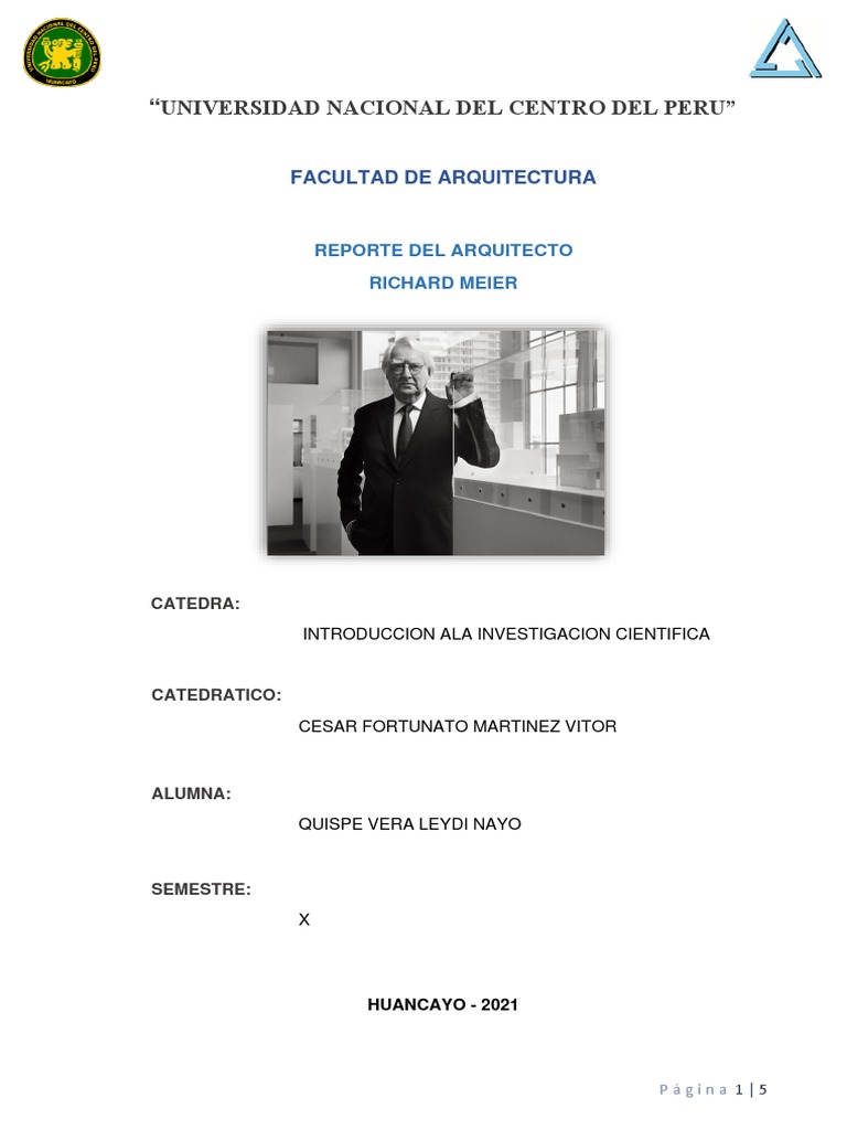 Richard Meier | PDF | Estética | Biblioteca y museo