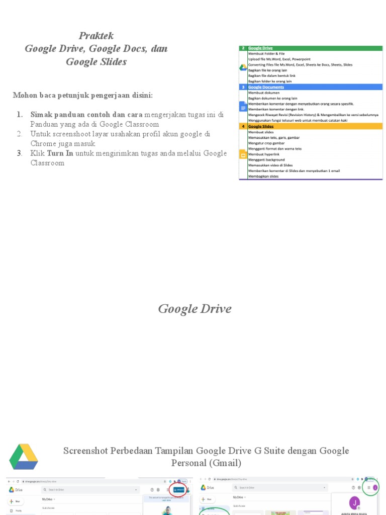 Juanda Wijaya - Tugas Praktik Materi GDrive, GDocs Dan GSlides | PDF