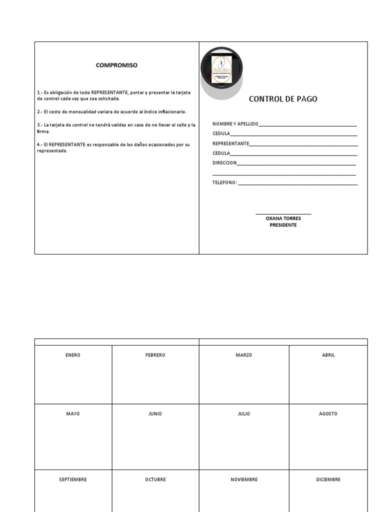 Control de Pago | PDF