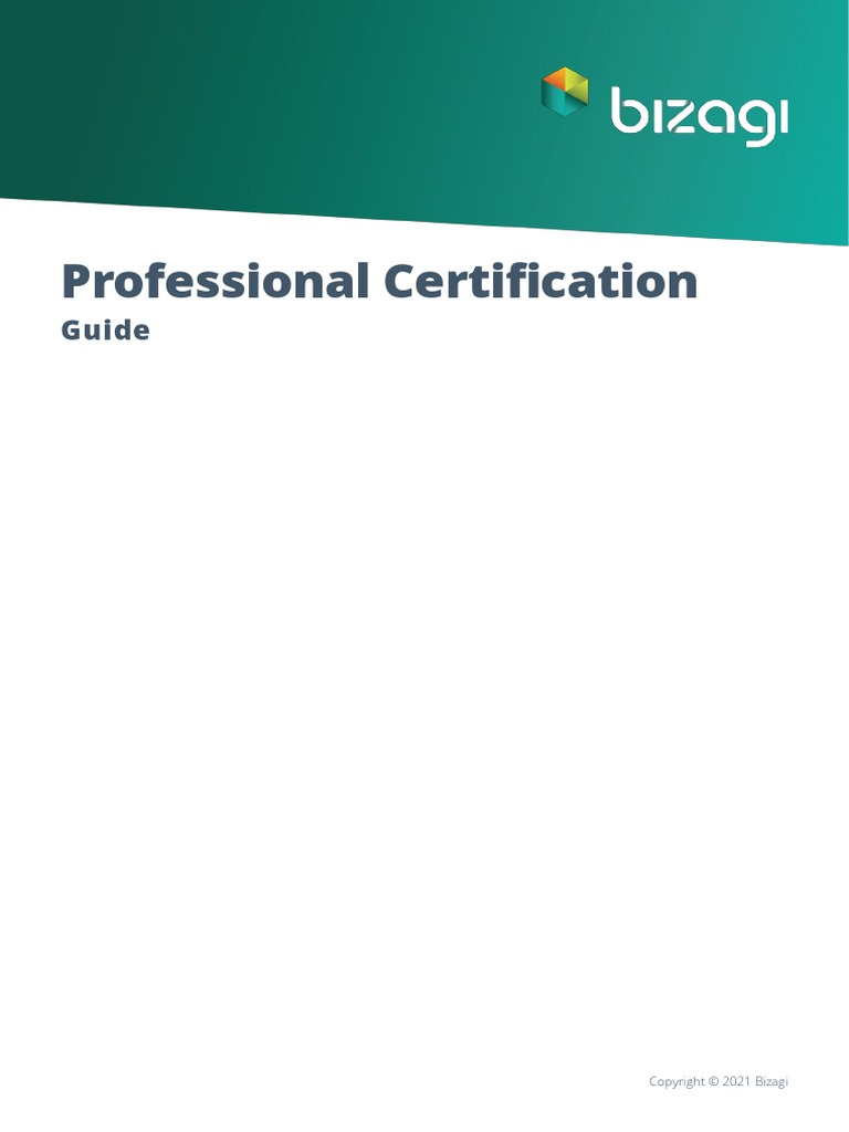 Bizagi Professional Certification - Preparation Guide | PDF | Question ...