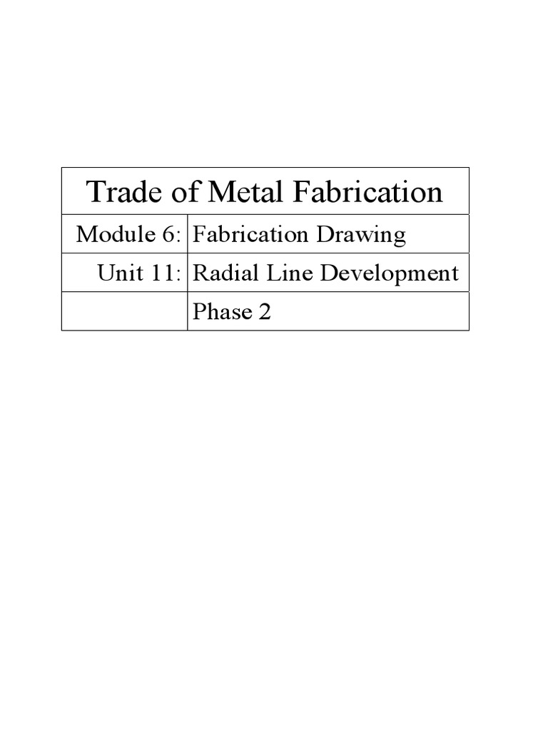 Radial Line Development - M6 - U11 | PDF | Angle | Ellipse