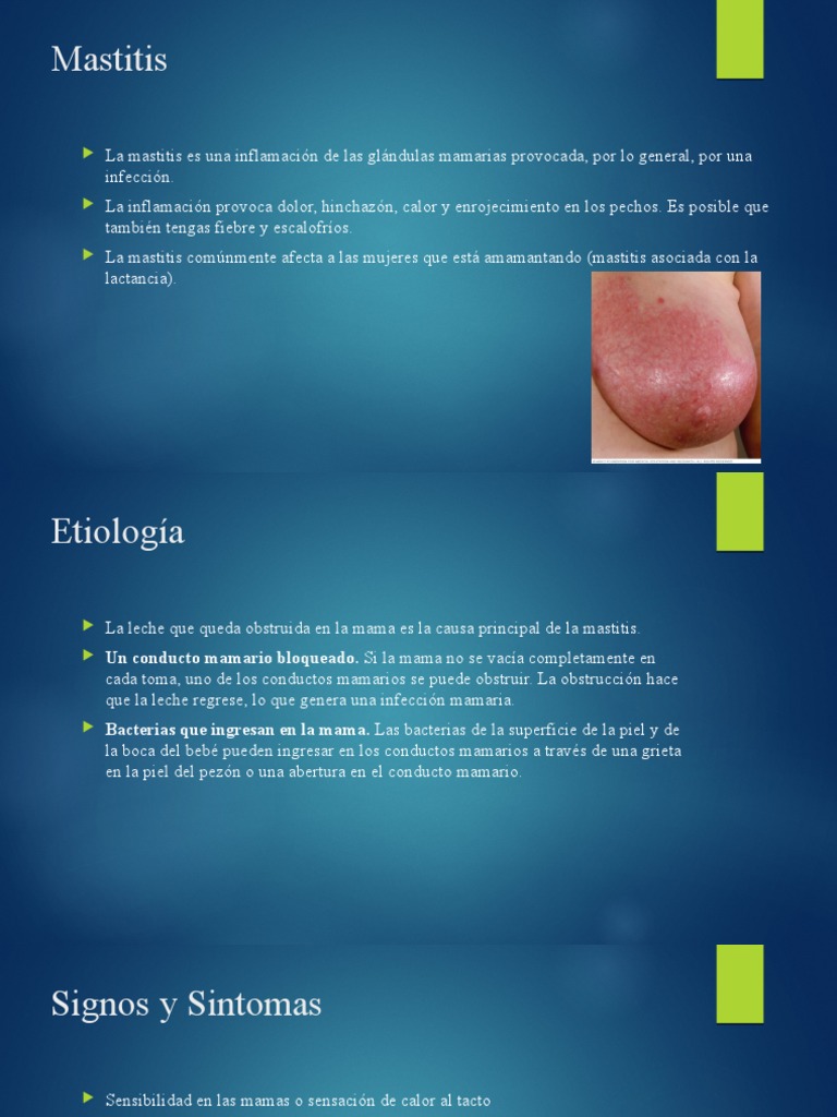 Mastitis: Causas, Síntomas y Tratamiento | PDF | Pecho | Cáncer de mama