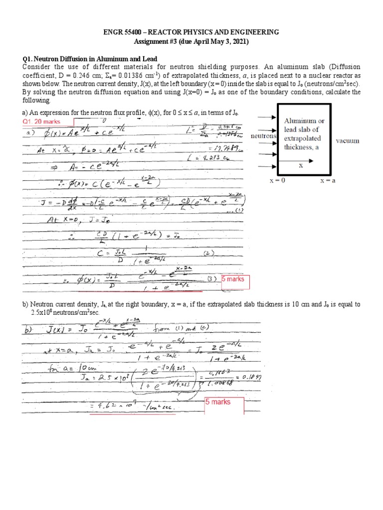 Assignment 3 Questions and Answers | PDF | Diffusion | Flux
