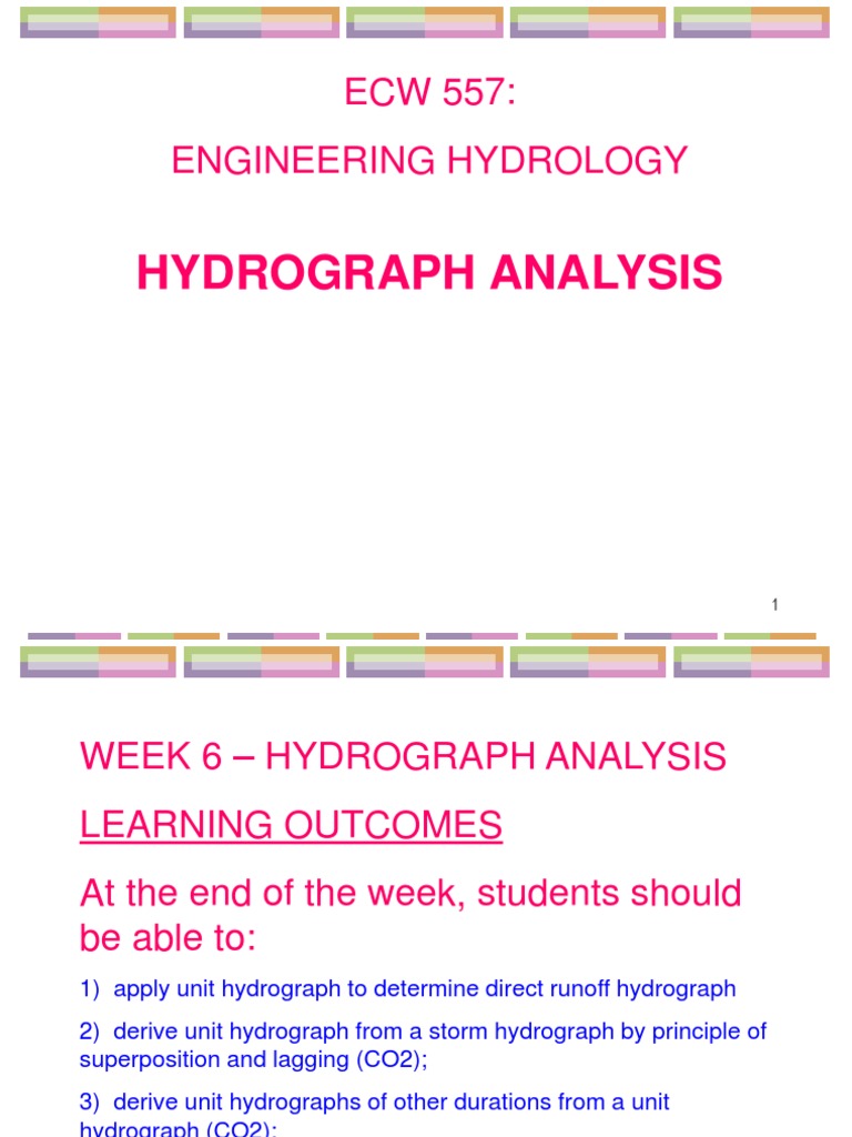 CHAP6 Hydrograph Analysis | PDF | Hydrology | Physical Geography