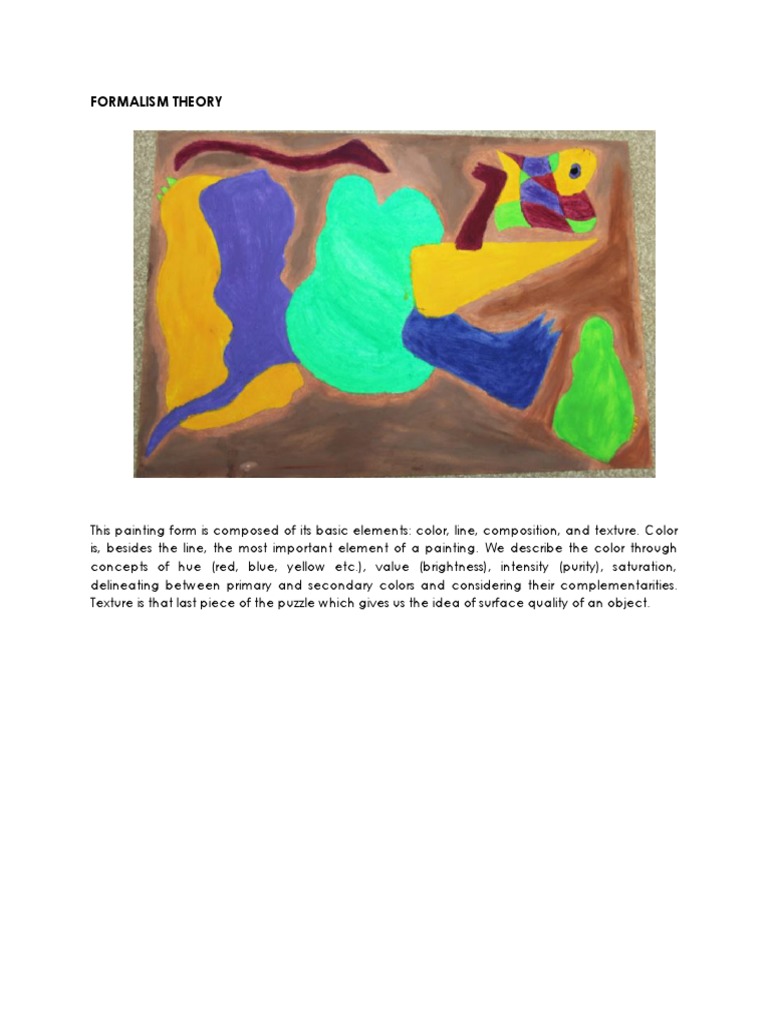Formalism Theory | PDF