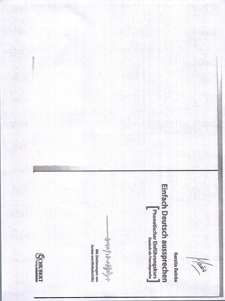 Einfach Deutsch Aussprechen Buch | PDF