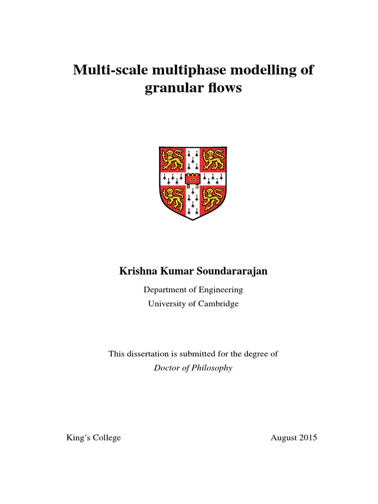 Multi Scale Multiphase Modelling of Gran | PDF | Fluid Dynamics | Computational Fluid Dynamics