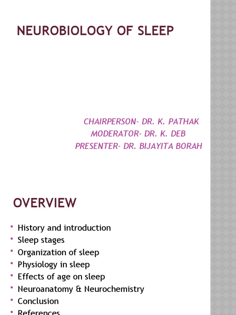 Neurobiology of Sleep | PDF | Sleep | Rapid Eye Movement Sleep