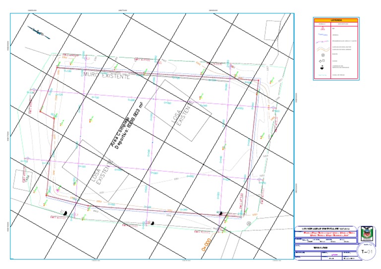 Ttopografia Coliseo Yanama | PDF | Agua