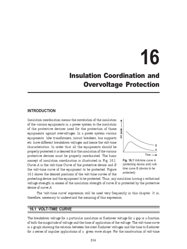 Insulation Coordination and Overvoltage Protection | PDF | Electrical ...