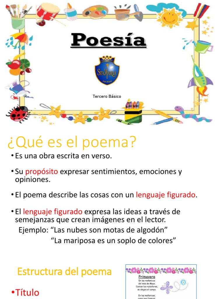 Estructura y Elementos del Poema | PDF | Poesía