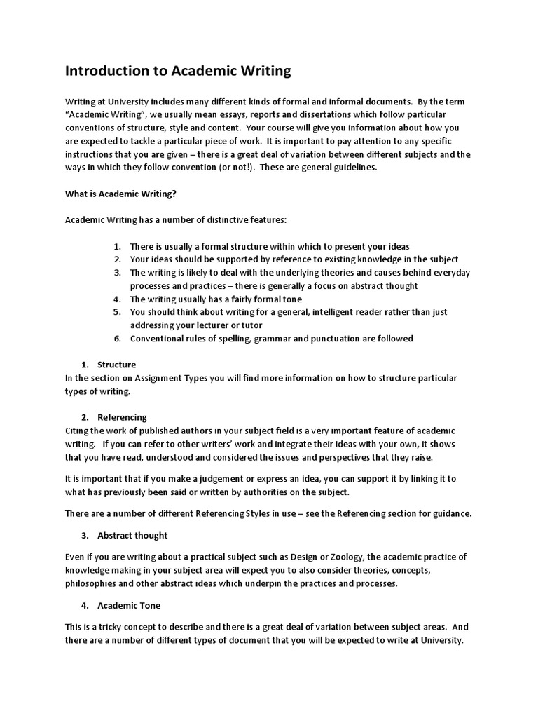 Introduction To Academic Writing | PDF | Idea | Thought