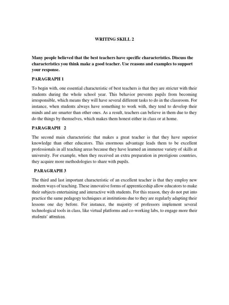 Conecting Paragraphs | PDF