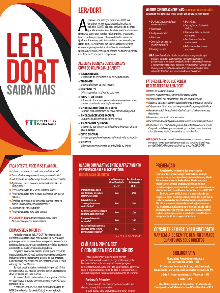 FOLDER LER DORT Web | PDF | Doenças e distúrbios | Medicina Clínica