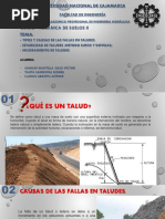 Tipos y Diseño de Taludes | PDF | Falla (geología) | Suelo