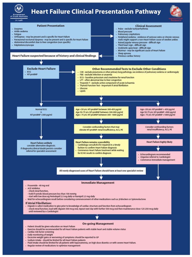 Heart Failure Clinical Presentation Pathway | Download Free PDF | Heart ...