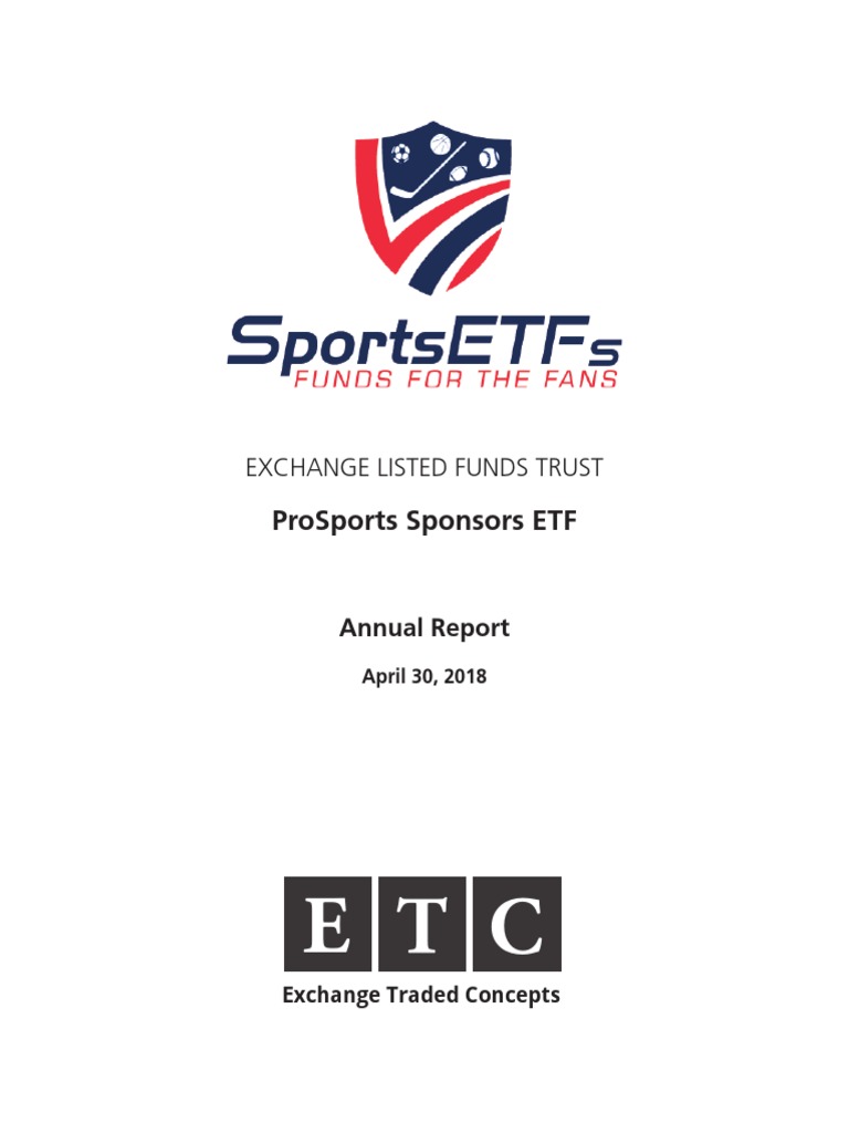 Prosports Sponsors Etf: Exchange Listed Funds Trust | PDF | Investment ...