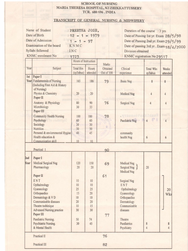 004 Transcript | PDF | Nursing | Health Care