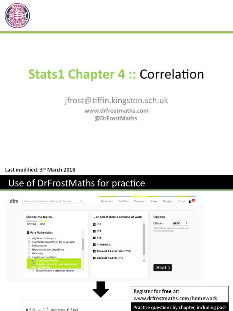 Stats1 Chapter 4::: Correlation | Download Free PDF | Regression Analysis | Correlation And ...