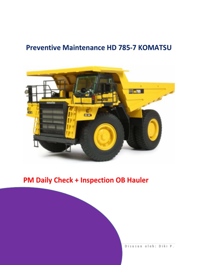 Daily Check-Inspection OB Hauler | PDF