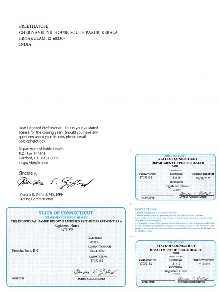 009-Usa RN Certificate 2021 | PDF | Professional Titles And ...