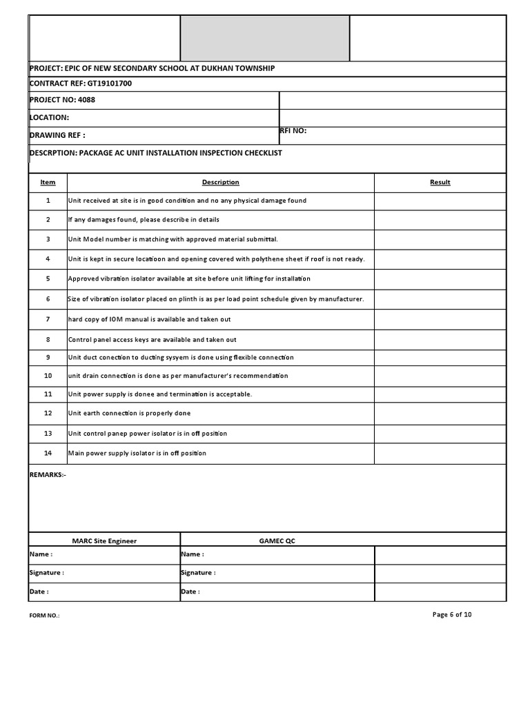 Itp Package Unit | Download Free PDF | Duct (Flow) | Building Technology